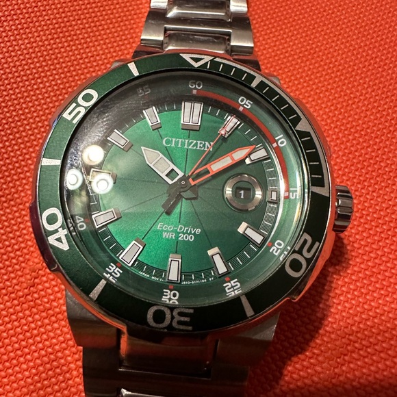 Citizen | Accessories | Citizen Mens Ecodrive Endeavor Green Dial ...